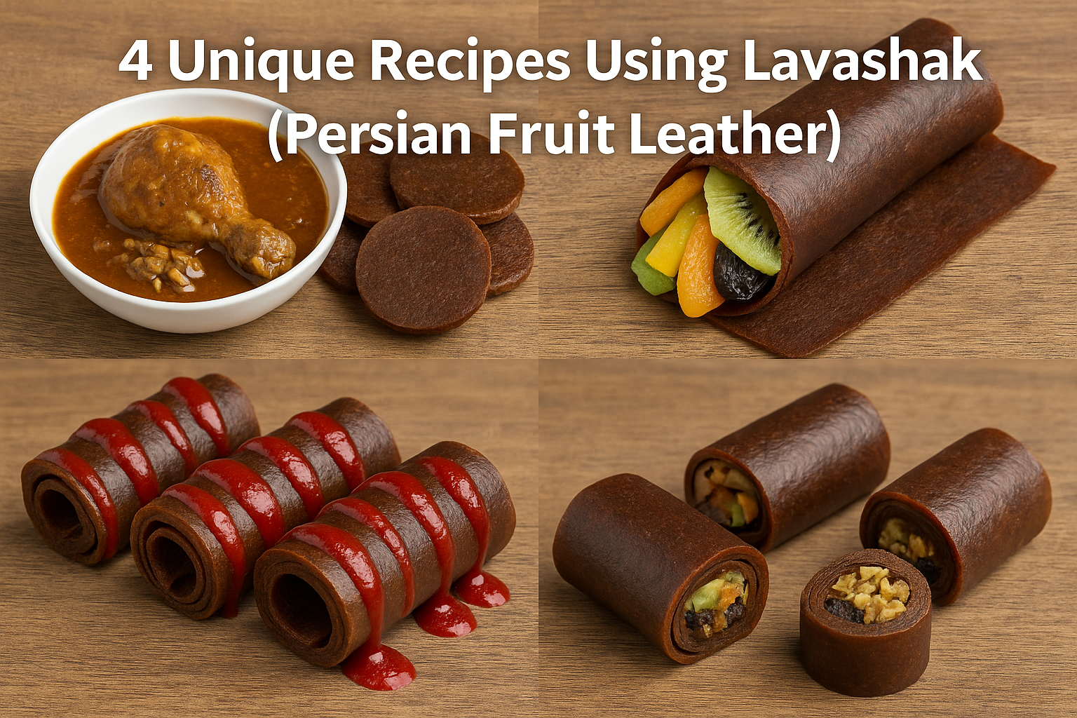 Unique Recipes Using Lavashak (Persian Fruit Leather) – Tasty Vita